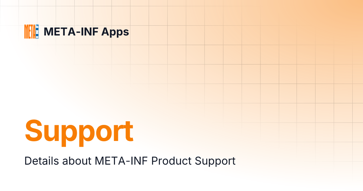 Support | META-INF Apps